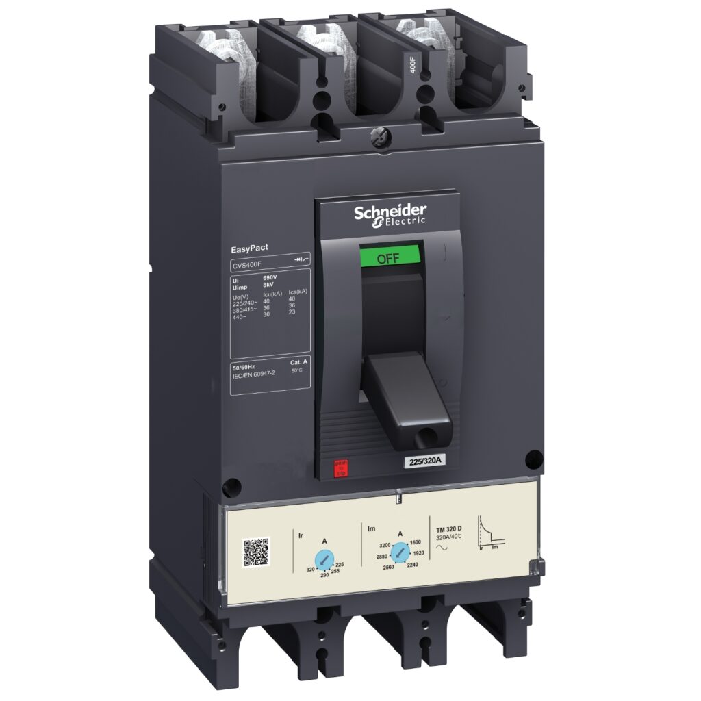 Interruptor Termomagnético Regulable EasyPact CVS 3P X 350 - 500A 440V ...